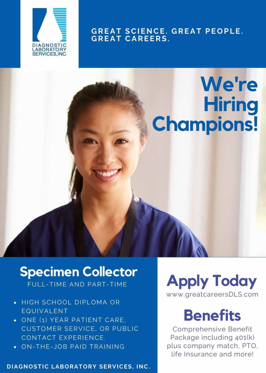 dls-recruiting-flyer-august-2022 | Diagnostic Laboratory Services, Inc.